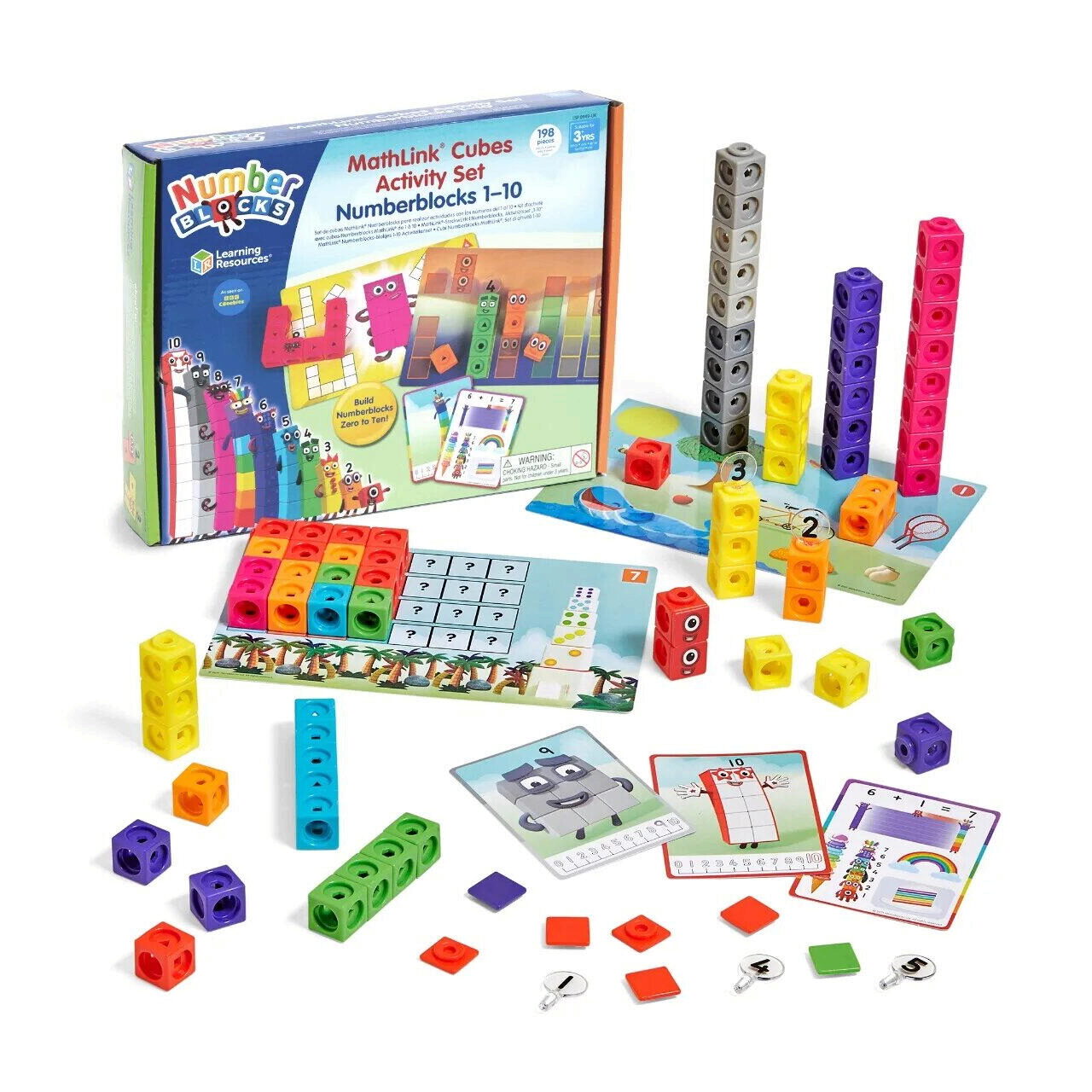 MathLink®Cubes Numberblocks Set de activitati de la 1 - 10 - Artool.ro