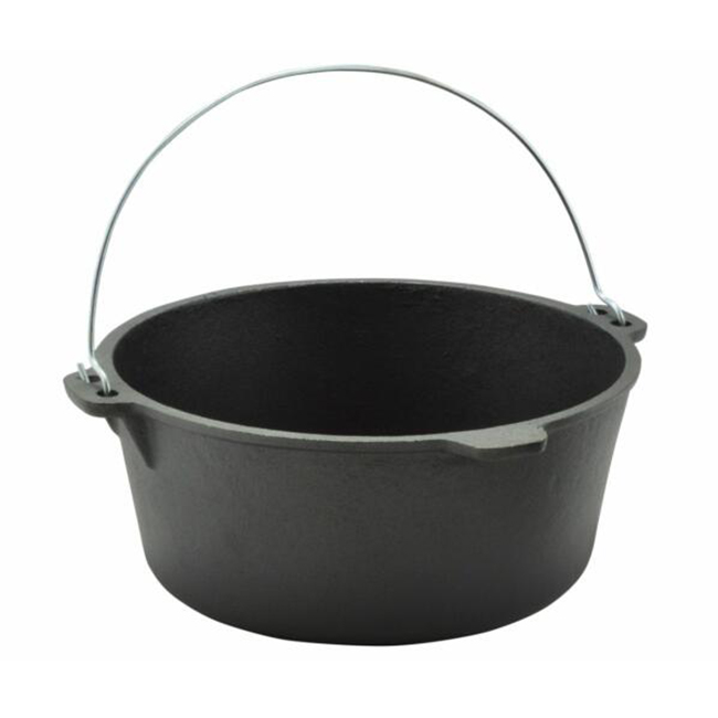 Ceaun fonta, cu maner si capac, 7.2 L, 30x14 cm, Perfect Home - Artool.ro