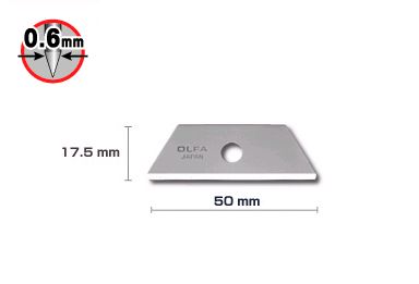 Lame cutter trapezoidale, 18 mm, OLFA - Artool.ro