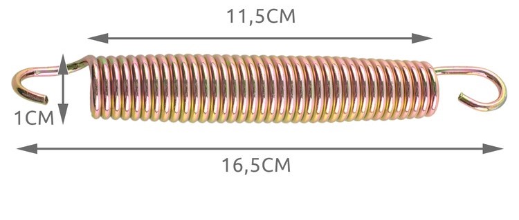 Arcuri pentru trambulina, inox, set 10 buc, 165 mm, Malatec - eMAG.ro