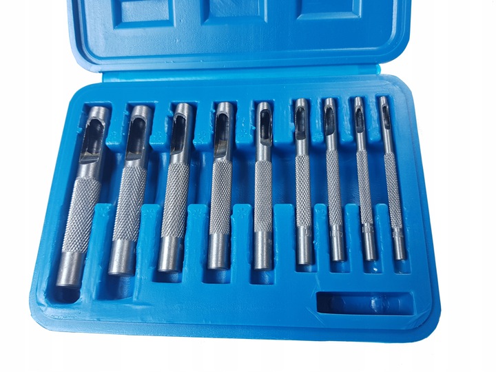 Set preducele pentru gaurit, 9 buc, cu trusa, 2.5-10 mm, Dedra - Artool.ro