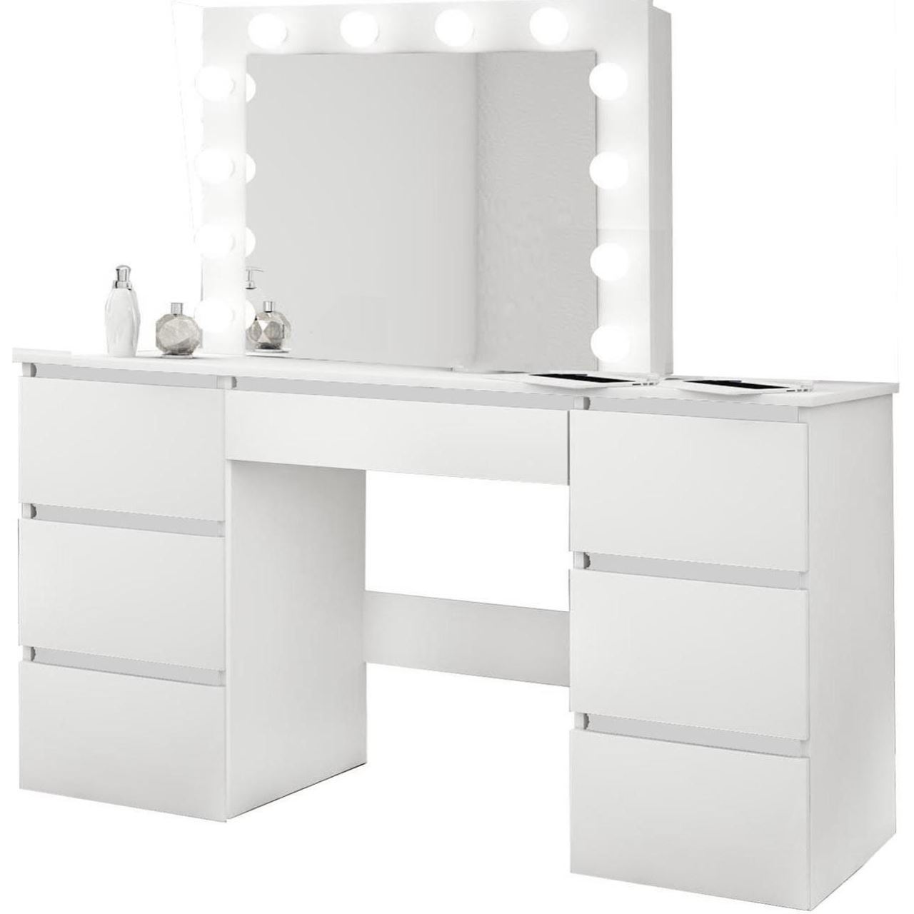 Masa Machiaj / Toaleta - Modele Cu Oglinda si Lumini - Artool.ro