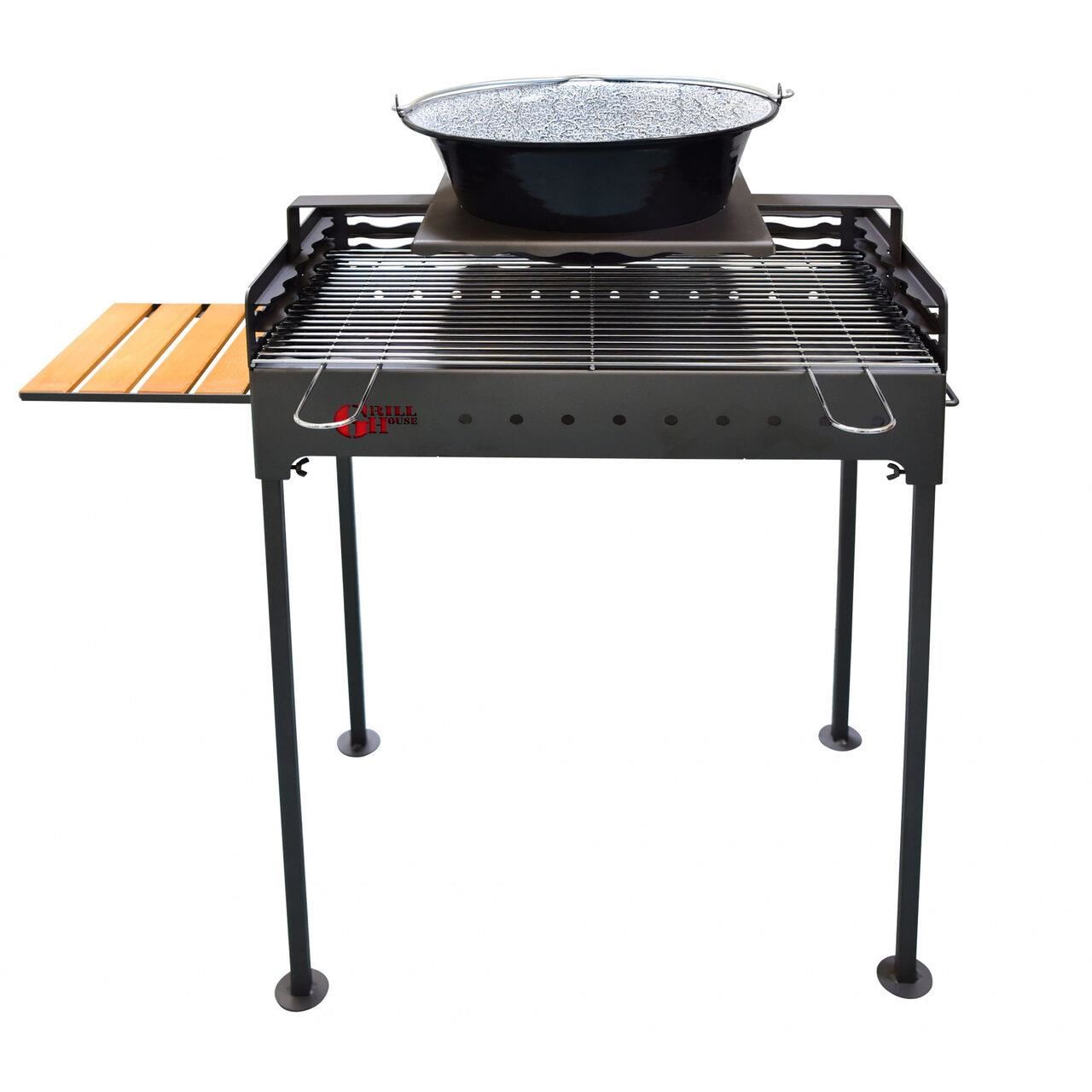 Gratar de gradina cu carbuni 58x30 cm - Artool - Artool.ro