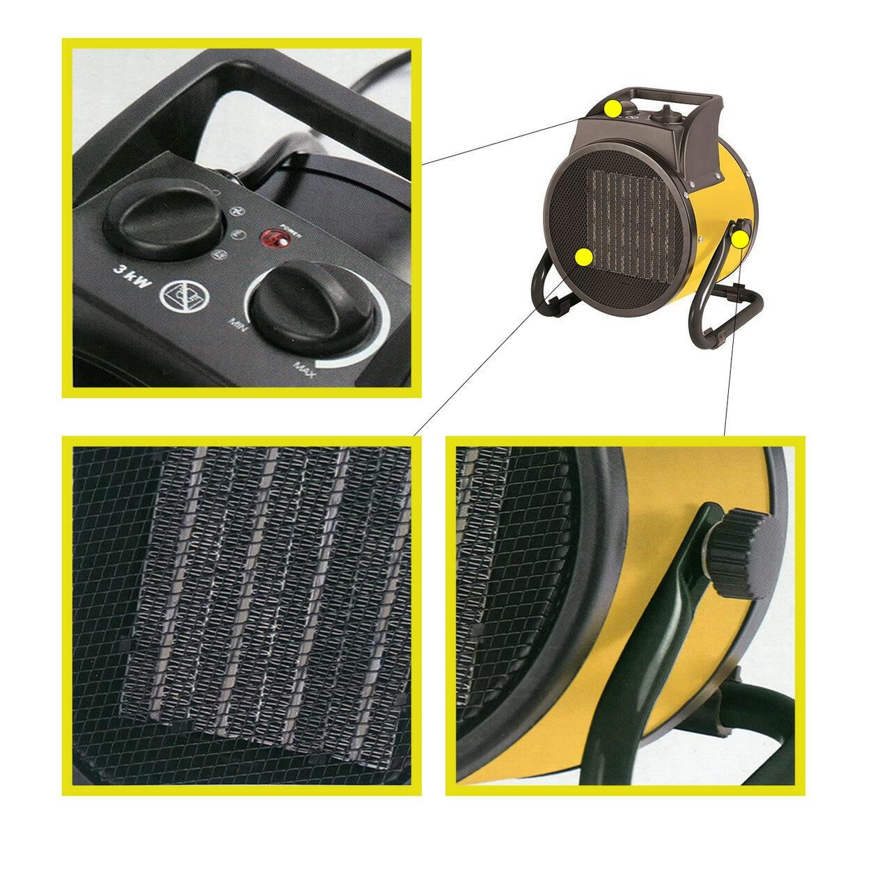 Incalzitor electric ceramic, 3000 W, Strend Pro - Artool.ro