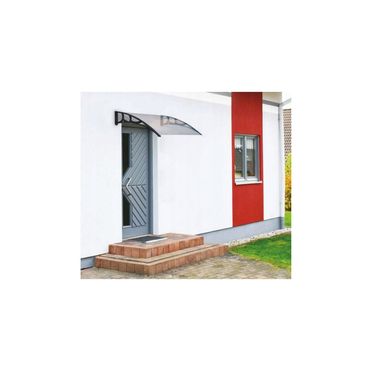 Copertina marchiza, policarbonat, fumuriu, 1.2x1 m - Artool.ro