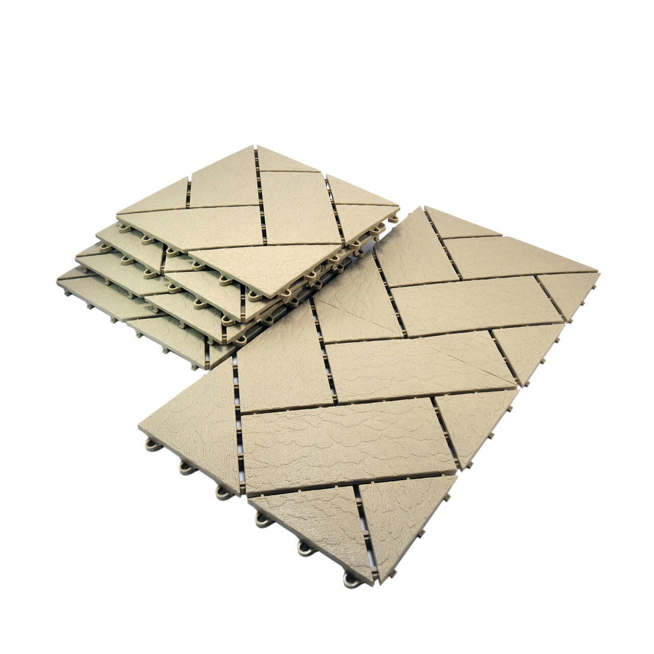 Podea de gradina/terasa, PVC, 30x30 cm, set 6 buc - Artool.ro