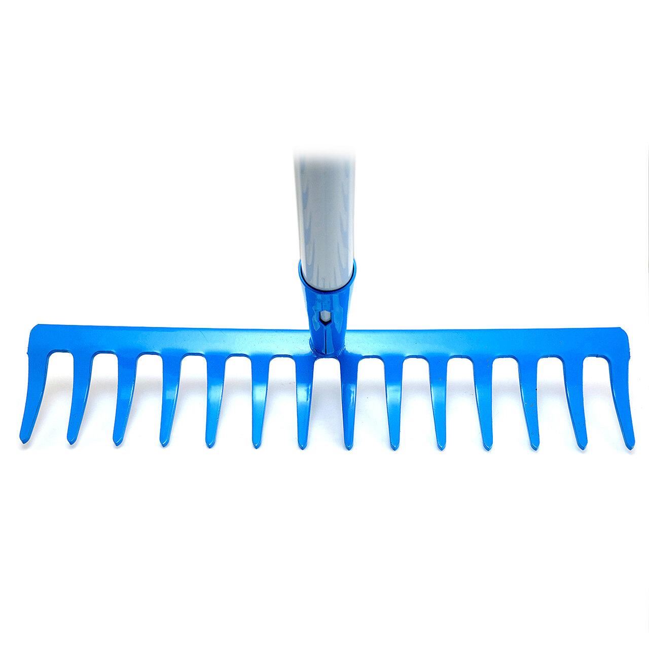 Grebla pentru frunze, gradina, coada otel, 14 dinti, 36x9.5x7.6 cm, 130 ...