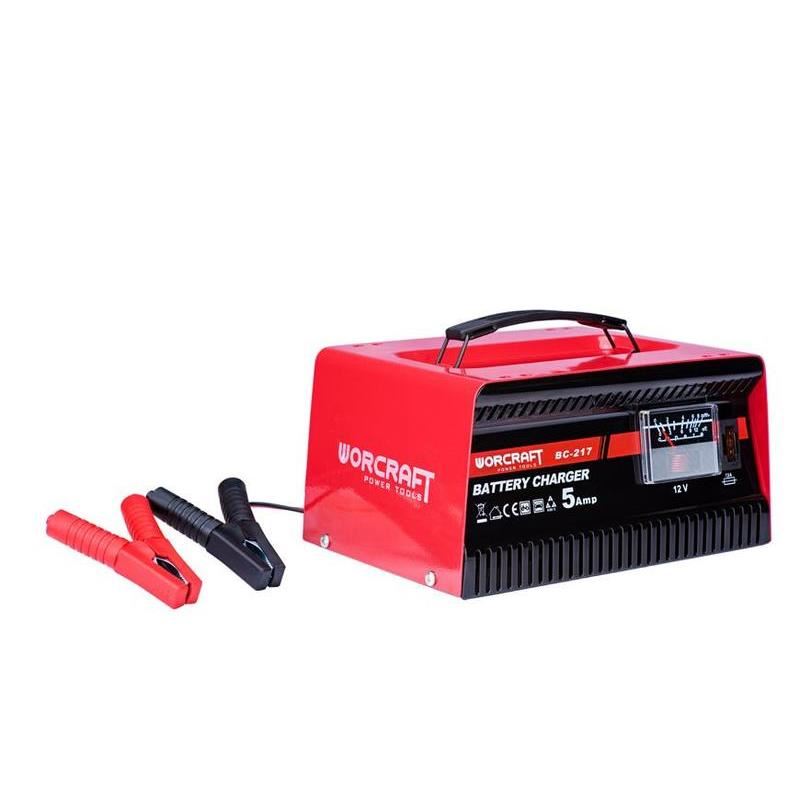 Incarcator acumulator auto, 12V/230V, 5 A, Worcraft - Artool.ro