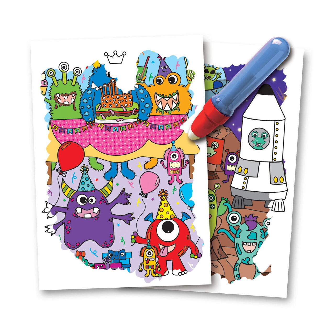 Water Magic: Carte de colorat Monstruleti si extraterestrii - Artool.ro