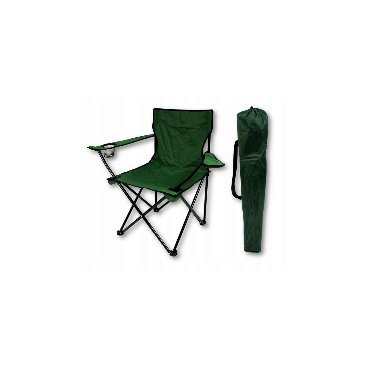 Scaun pliabil gradina, camping, pescuit, negru, max 120 kg, 50x50x80 cm ...