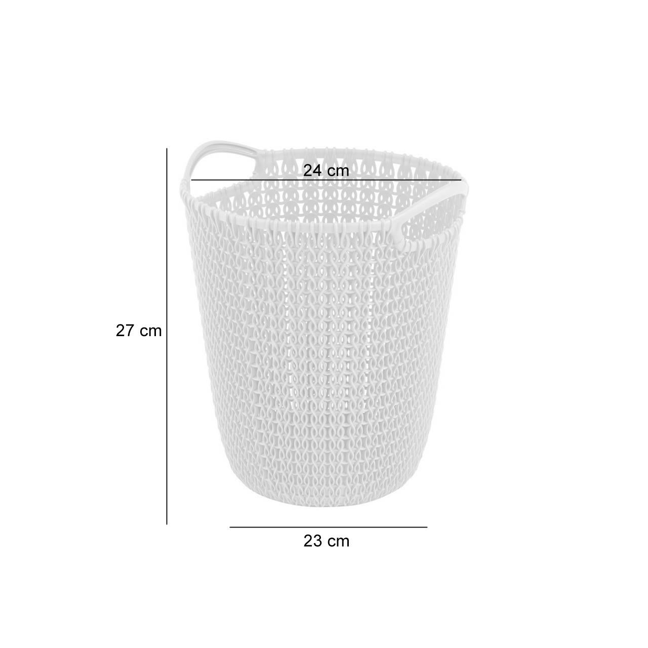 Cos de rufe, 7 L, 24x27x23 cm, violet, Curver - Artool.ro