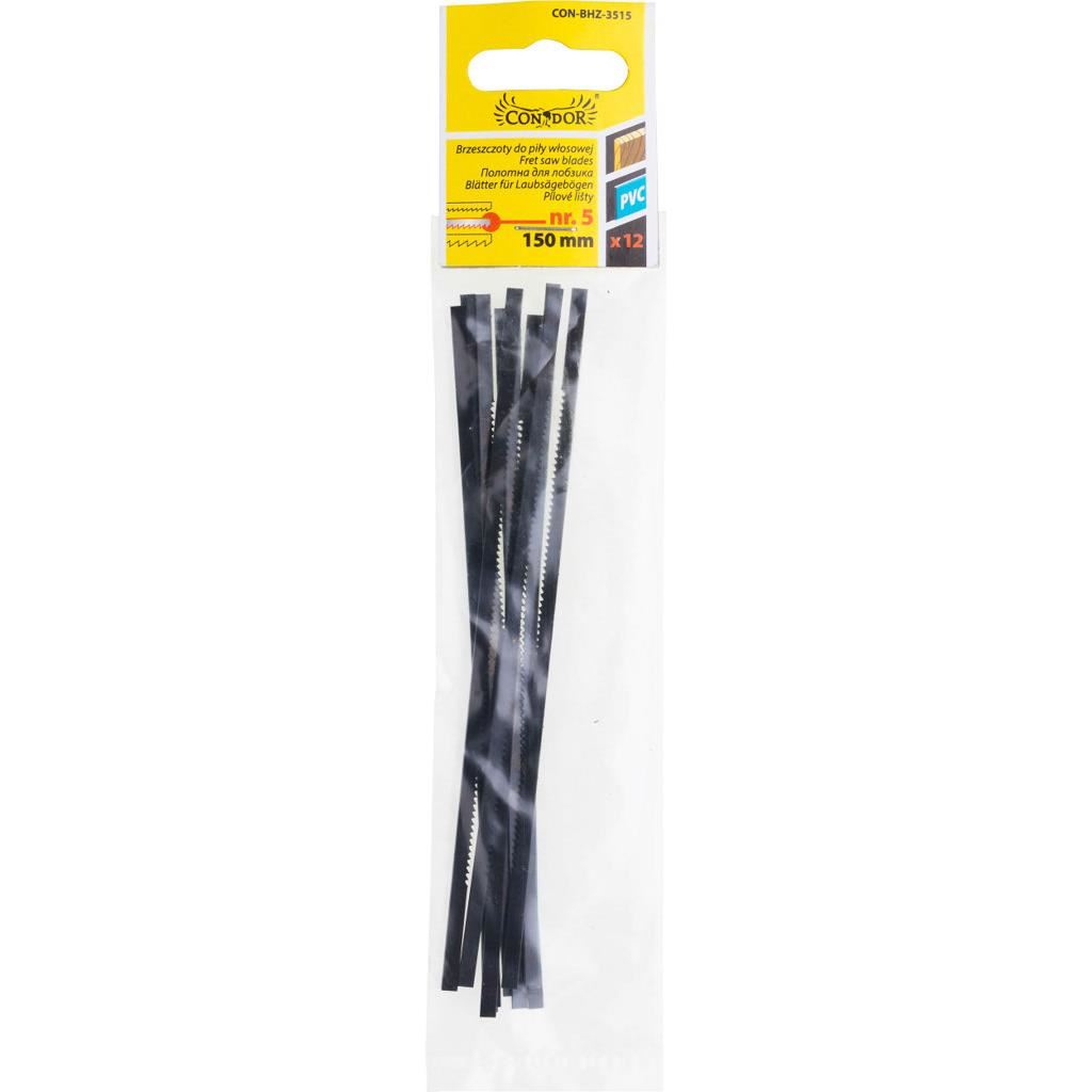 Set 12 panze/lame traforaj, nr 5, 143 cm, Condor - Artool.ro