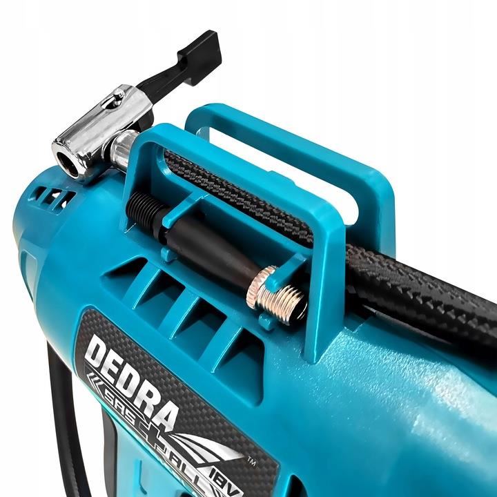 Compresor aer auto, cu acumulator 2 Ah, incarcator 18V Li-ion, 11 bar ...