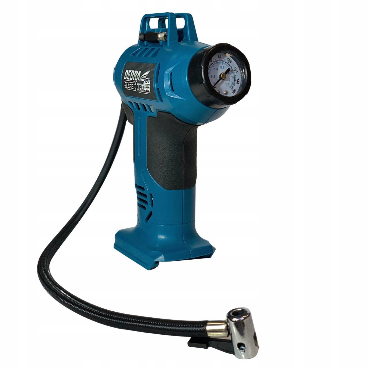 Compresor aer auto, cu acumulator 2 Ah, incarcator 18V Li-ion, 11 bar ...