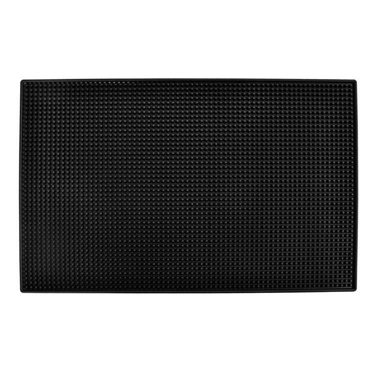Covoras pentru uscarea vaselor, PVC, negru, 45x30x1 cm, Isotrade ...