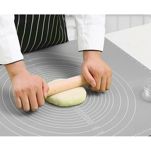 Covoras, plansa, masa, pentru framantat, silicon, gri, 64x45 cm ...