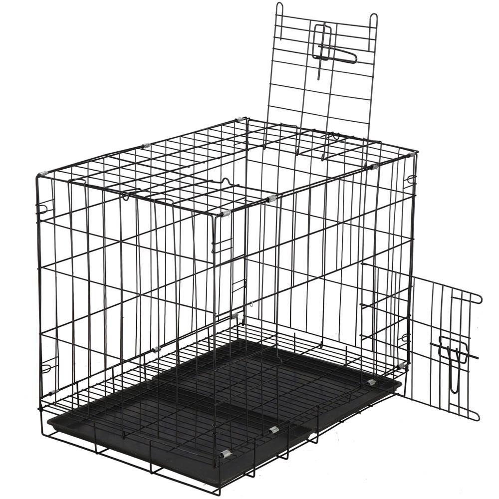 Cusca pentru animale de companie, Springos, metal, plastic, pliabila ...