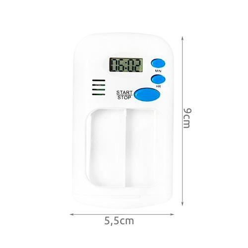 Dozator/organizator pentru medicamente, cu alarma, 2 compartimente, 5 ...