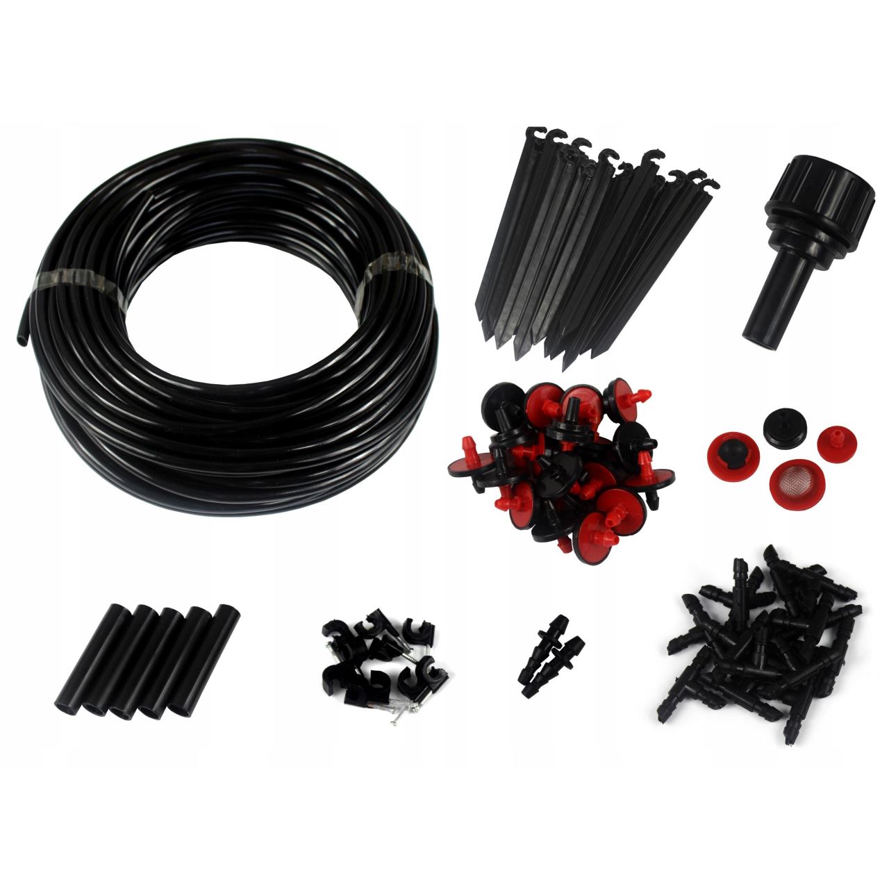 Sistem irigatii prin picurare, set 71 piese, 23 m, GardenLine - Artool.ro