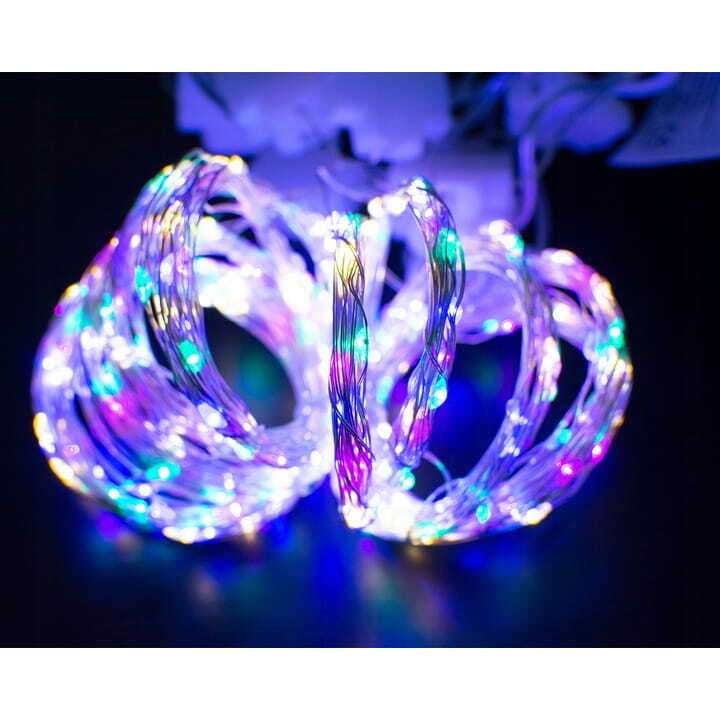 Instalatie luminoasa de Craciun, interior, 300 micro LED, 8 moduri ...