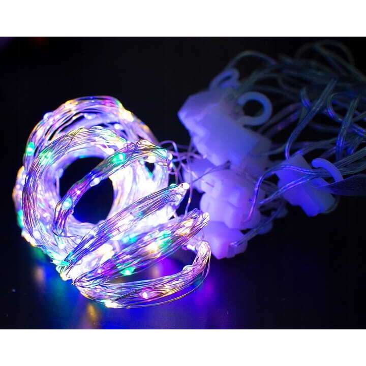 Instalatie luminoasa de Craciun, interior, 300 micro LED, 8 moduri ...