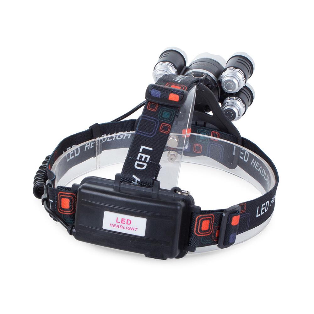 Lanterna de cap cu acumulator, tactica, Bailong, 1 x LED CREE XM-L T6 ...