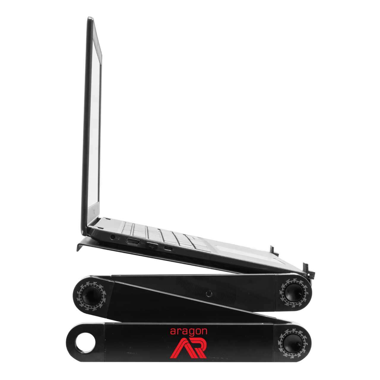 Masa pentru laptop, pliabila, ajustabila, ventilator cu USB, mouse pad ...