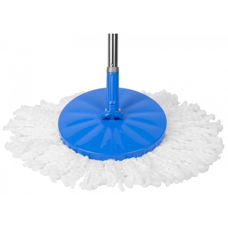 Mop industrial, rotativ, cu galeata pe roti si maner telescopic ...