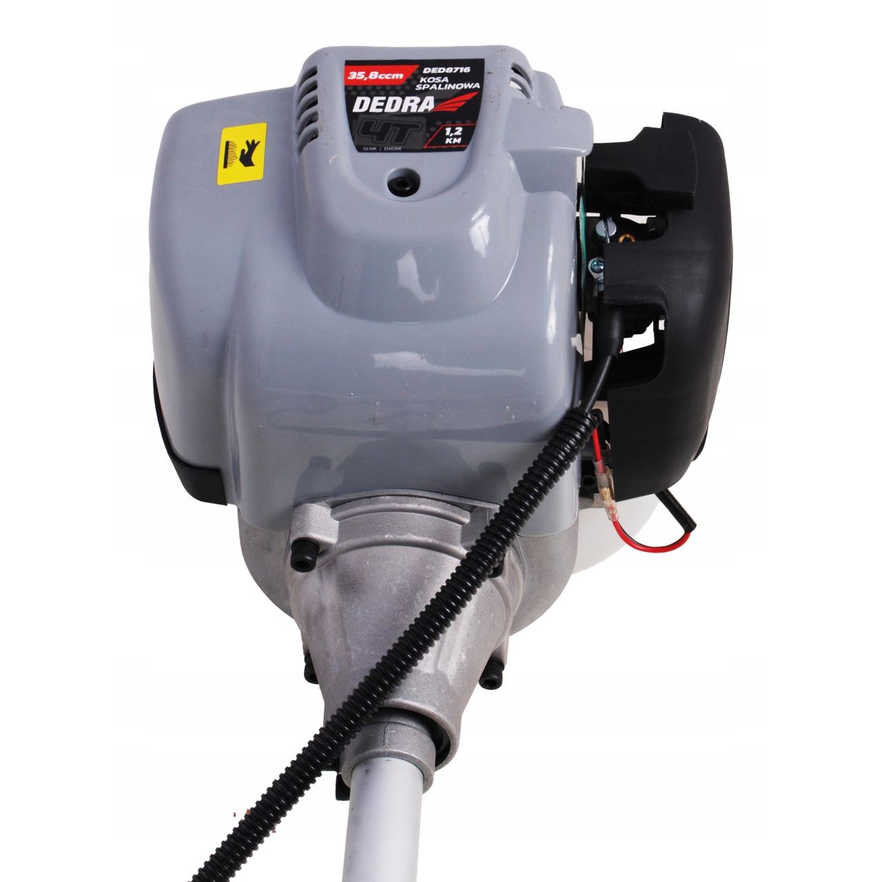 Motocoasa, trimmer, pentru tuns iarba, pe benzina, 900 W, 1.2 CP, 43 cm ...