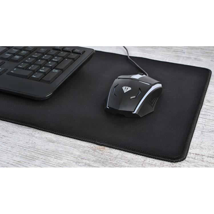 Mousepad dublu, impermeabil, negru, 69.5x30 cm, Isotrade - Artool.ro