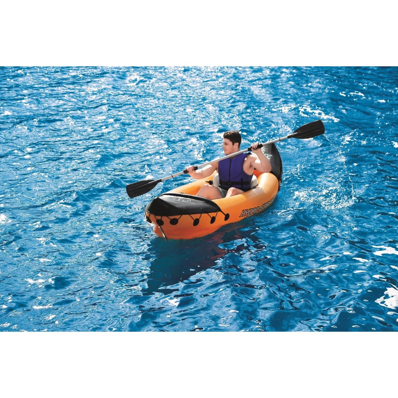 Caiac gonflabil pentru 2 persoane 321x88 cm - Artool.ro
