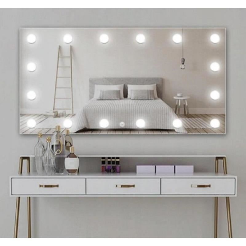 Becuri LED pentru oglinda, masa de toaleta, machiaj, USB cu ...