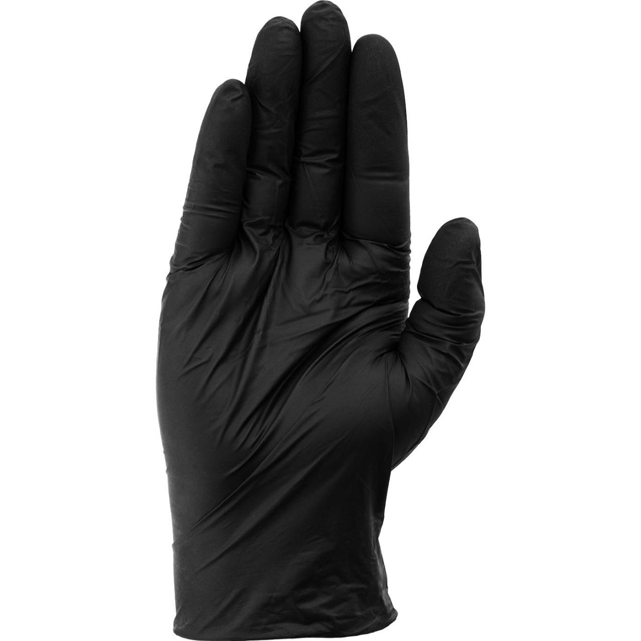 Manusi nitril, unica folosinta, negru, set 100 buc, marime M, Richmann ...