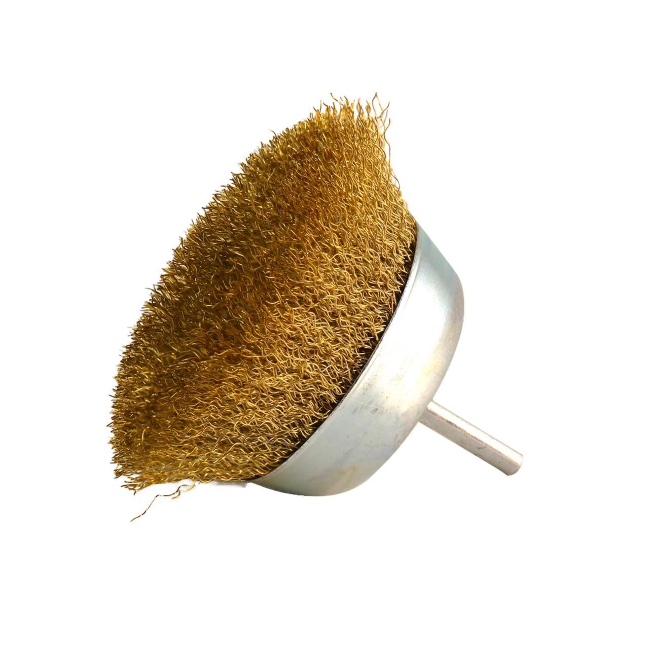 Perie sarma alama, circulara, cu tija, 100 mm - Artool.ro