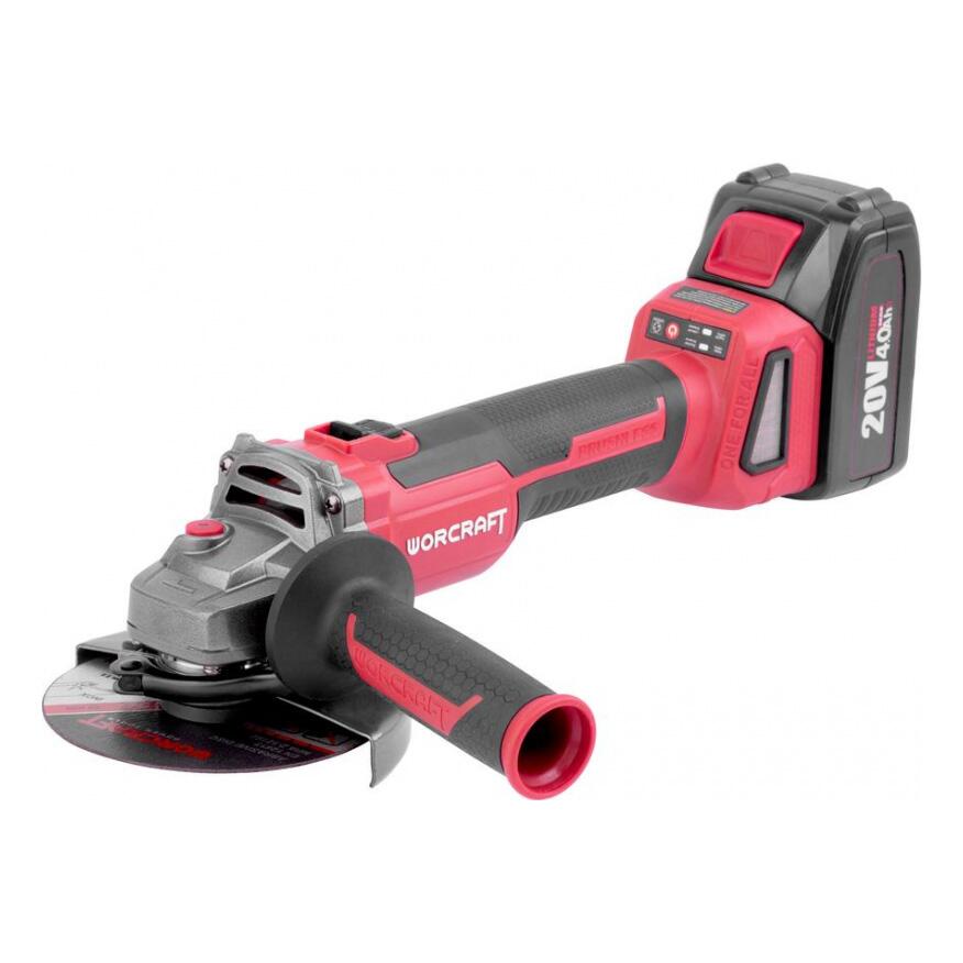 Polizor unghiular, flex, cu acumulator 4 Ah, incarcator 20V Li-ion ...