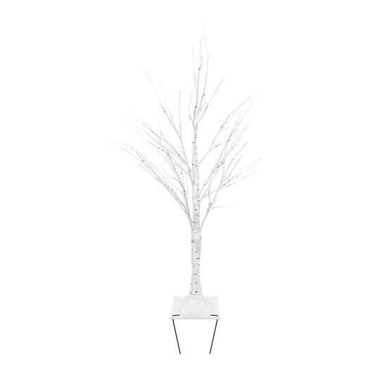 Pom decorativ cu lumini, alb cald, 96 LED, IP44, 230V, 180 cm, Isotrade ...