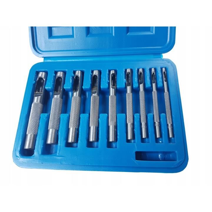 Set preducele pentru gaurit, 9 buc, cu trusa, 2.5-10 mm, Dedra - Artool.ro