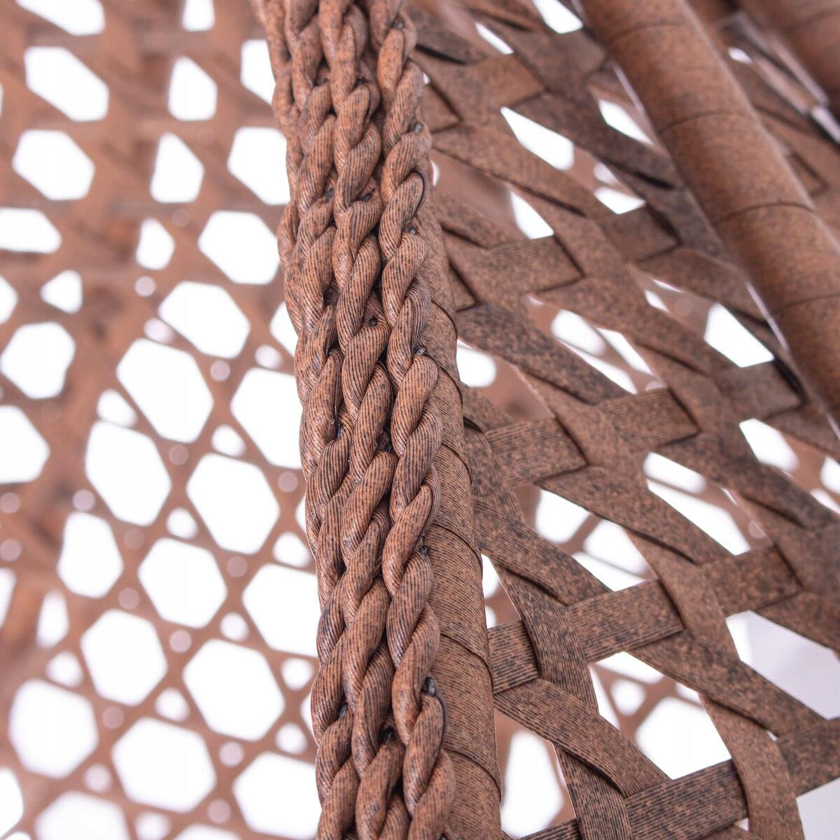 Scaun leagan suspendat, Springos, Monica, ratan sintetic, maro, perna ...