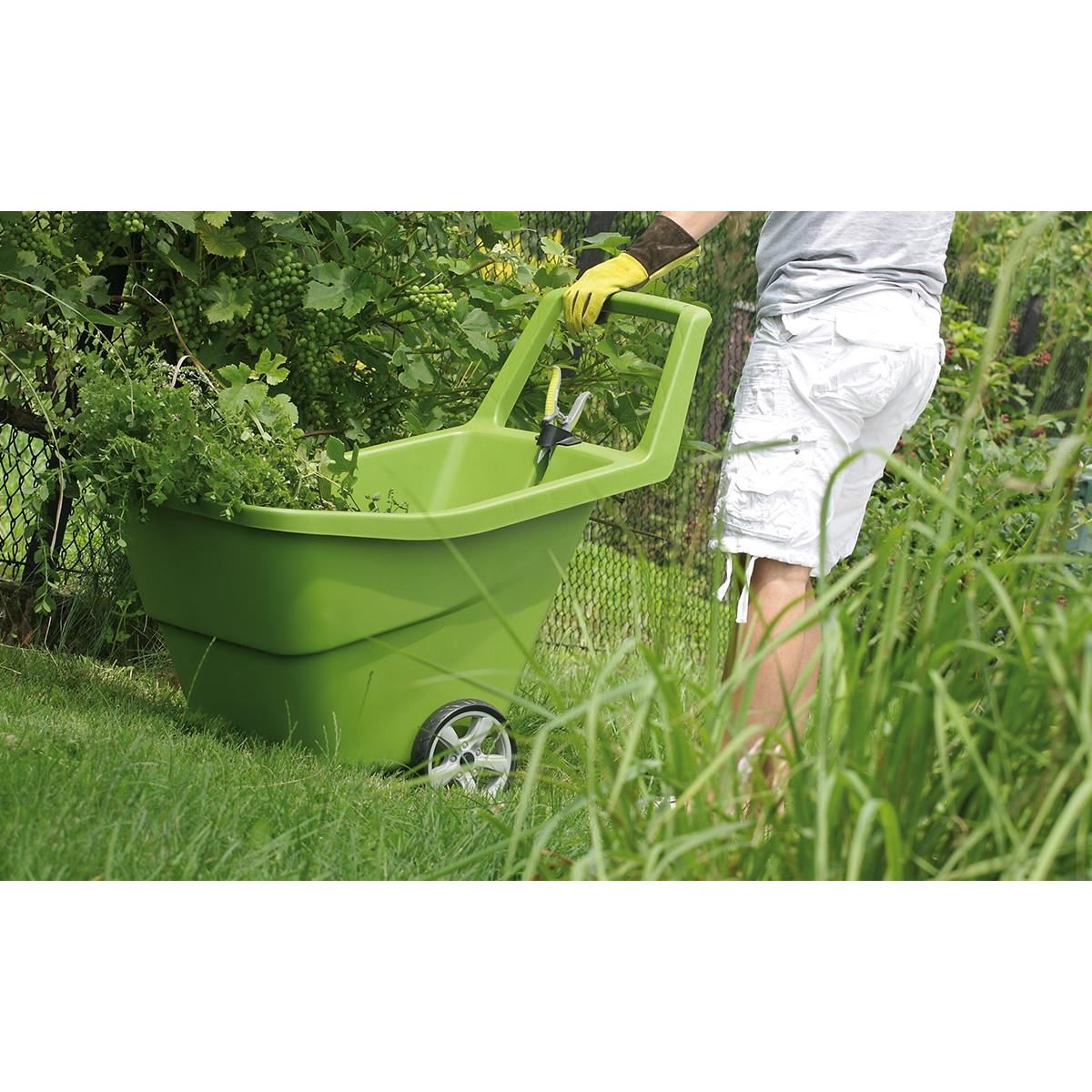 Roaba de gradina, plastic, verde, 95 L, Load & GO III - Artool.ro