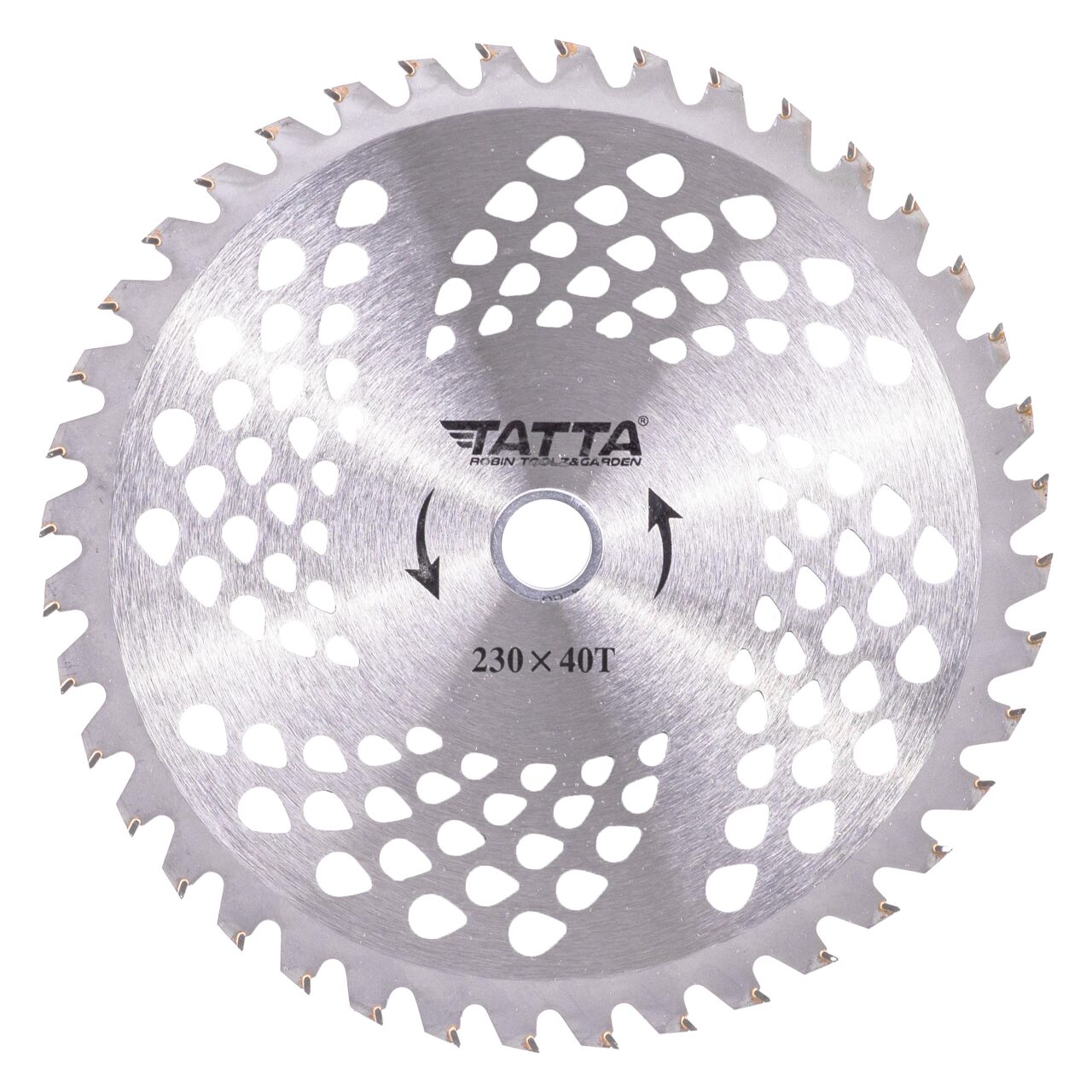 Disc motocoasa, circular, dinti vidia, 230x40T, Tatta - Artool.ro