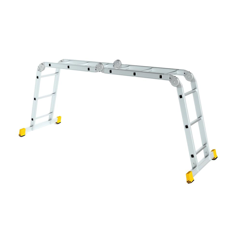 Scara aluminiu, rabatabila, 4x3 trepte, max 150 kg, Alverosal - Artool.ro