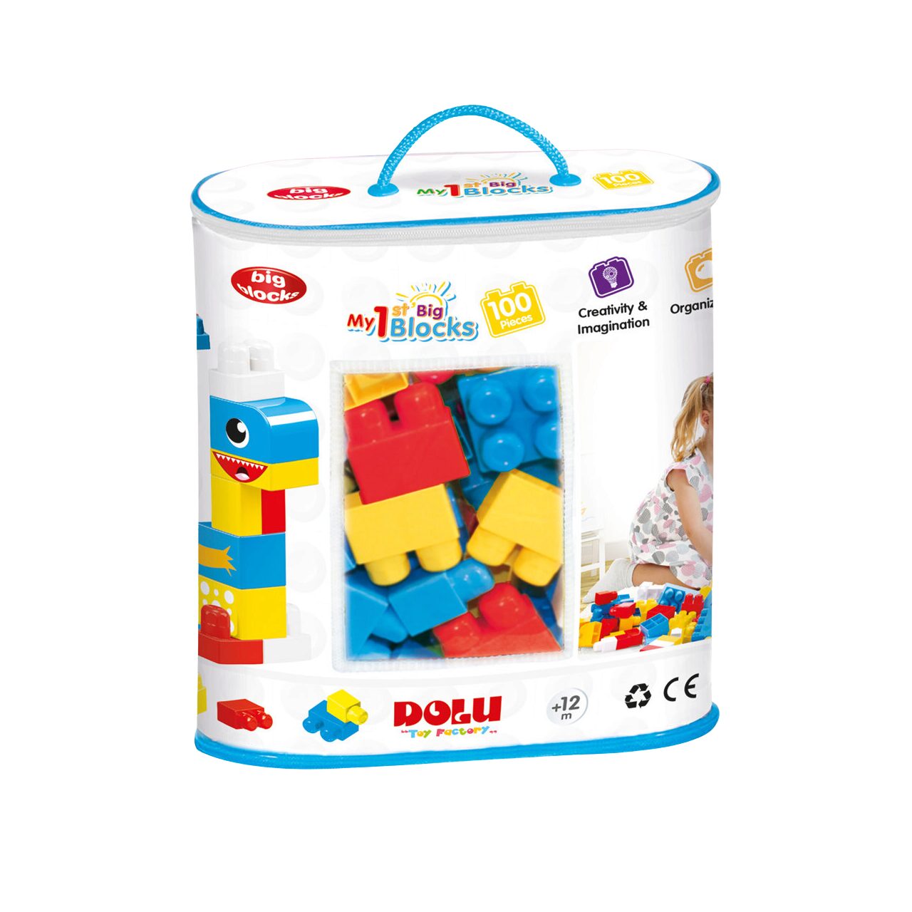 Primele cuburi de construit - 100 piese - Artool.ro