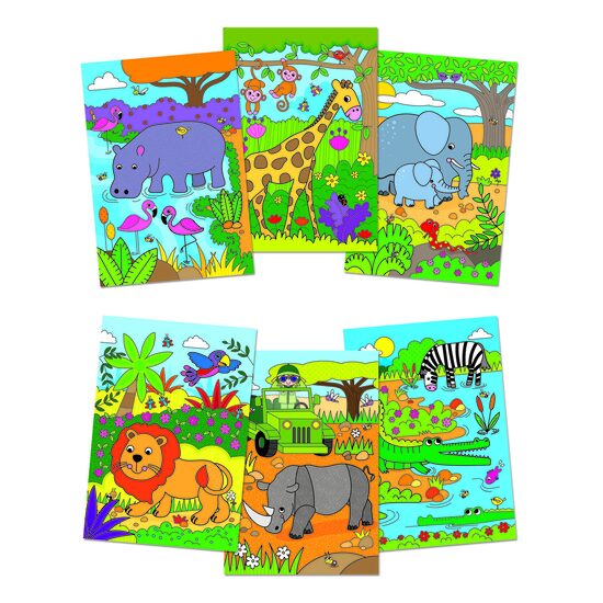 Water Magic: Carte de colorat Safari - Artool.ro