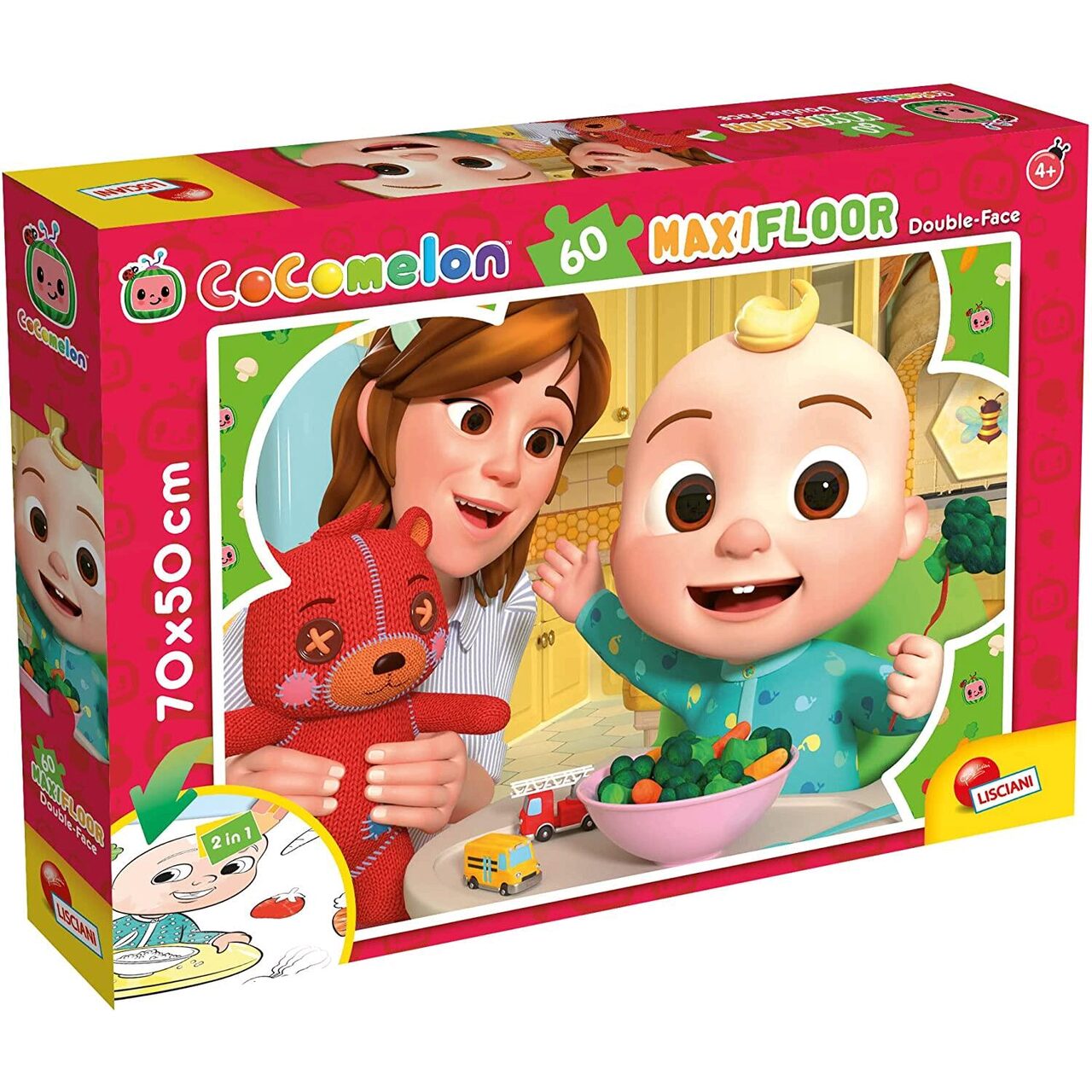 Puzzle de colorat maxi - Cocomelon la masa (60 piese) - Artool.ro