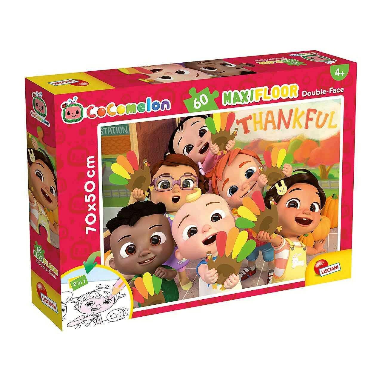 Puzzle de colorat maxi - Cocomelon si prietenii (60 piese) - Artool.ro