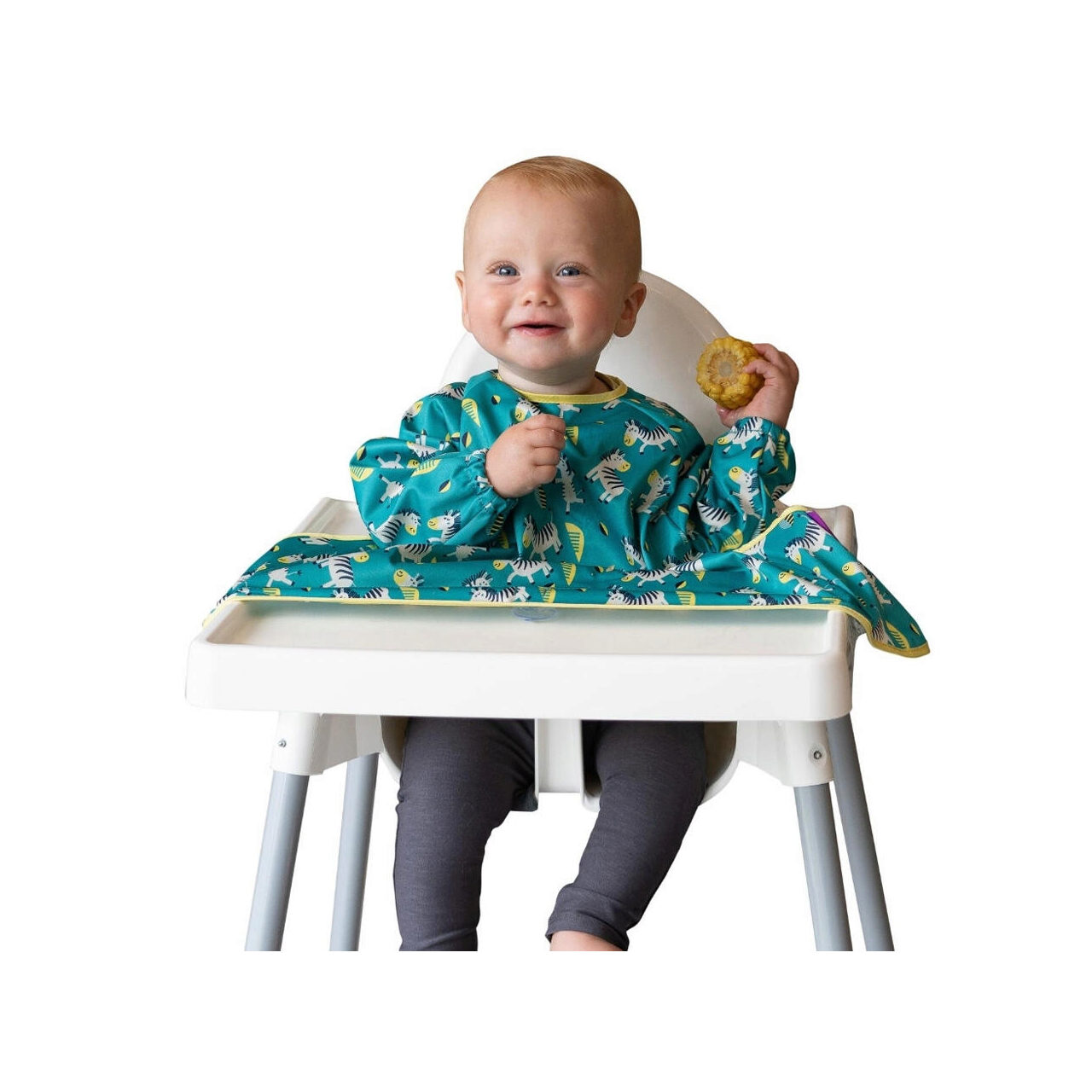 Baveta cu maneci si ventuze - Zebre vesele - Artool.ro