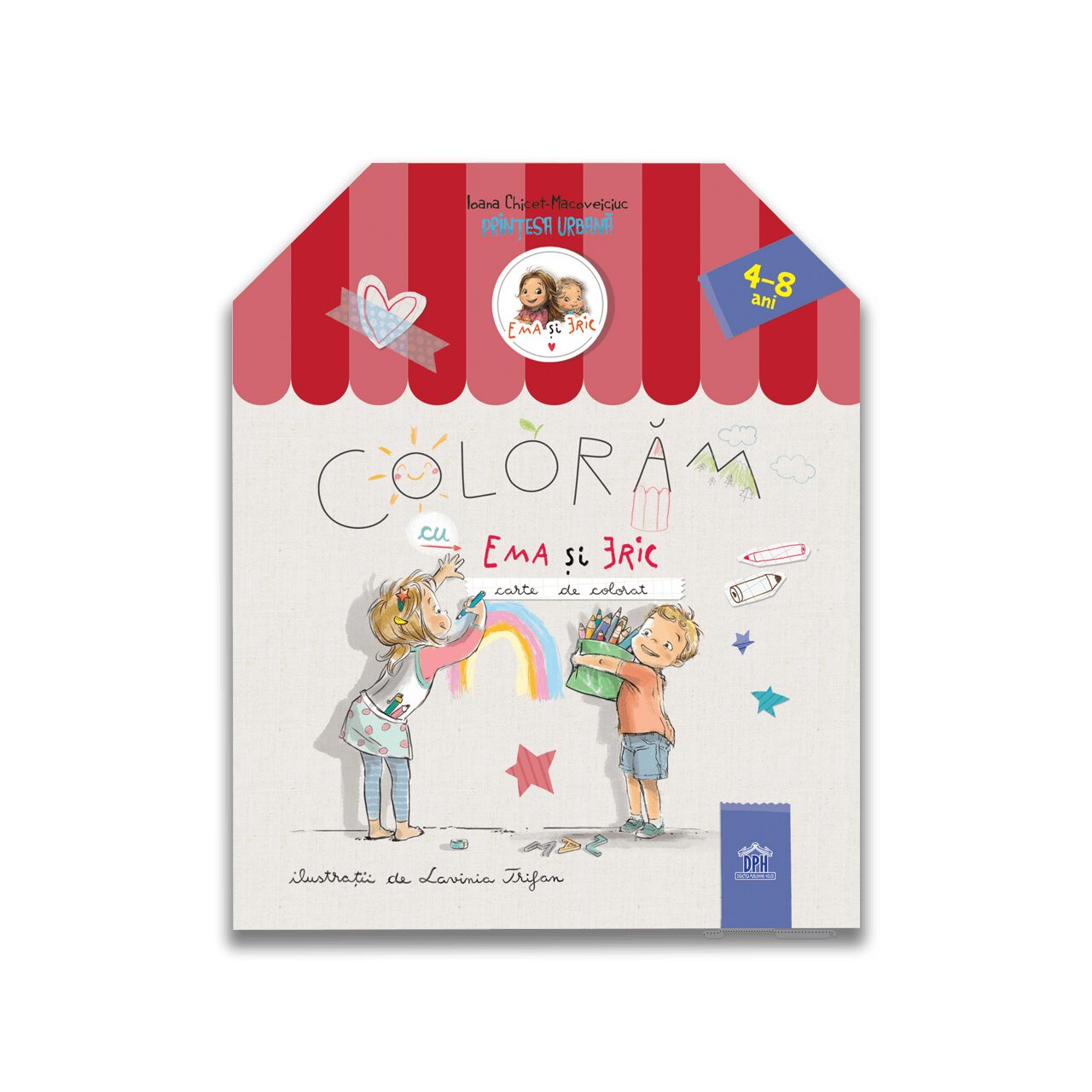 Coloram cu Ema si Eric - Carte de colorat - Artool.ro
