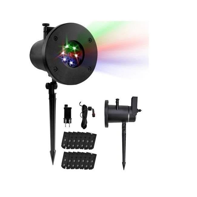 Proiector laser, LED, tema Craciun, 12 diapozitive, 11x13x27 cm ...