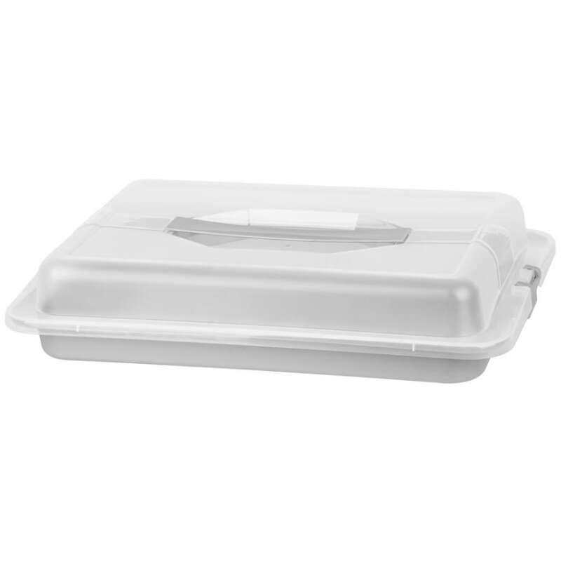 Cutie pentru depozitare si transport prajituri, cu capac, plastic ...