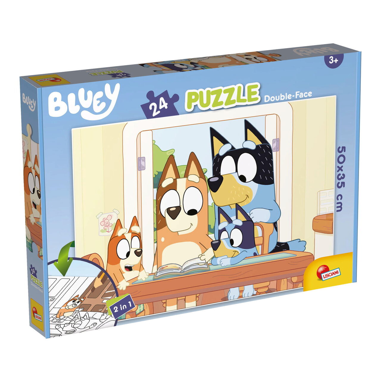 Puzzle de colorat - Bluey (24 de piese) - Artool.ro